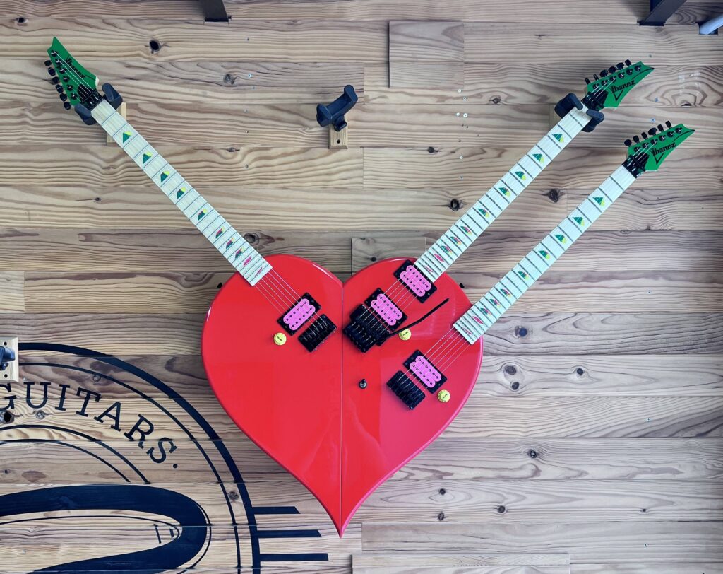 Replica of Steve Vai’s Heart Guitar • Ramos Guitars